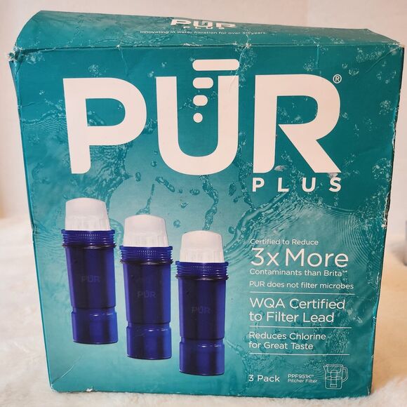 Pur | Kitchen | Pur Plus Water Replacement Filter For Pitcher 3 Pack ...